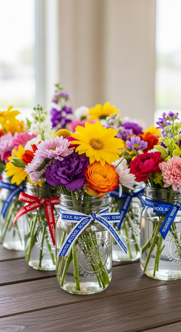 10 Mason Jar Graduation Centerpiece Ideas - Home Decor | DIY | Recipes ...