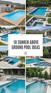 10 Sunken Above Ground Pool Ideas - Home Decor | DIY | Recipes | Fashion