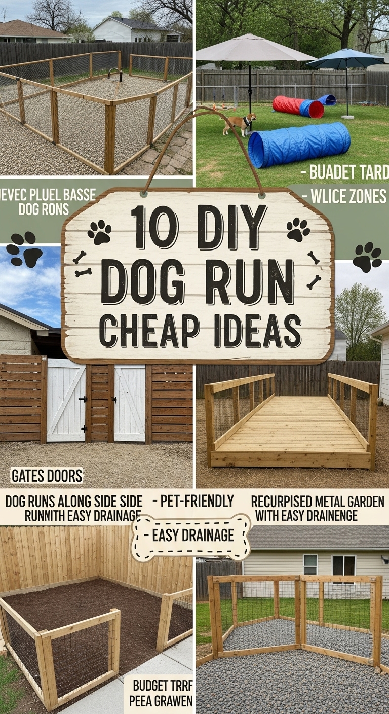 10 DIY Dog Run Cheap Ideas - Home Decor | DIY | Recipes | Fashion