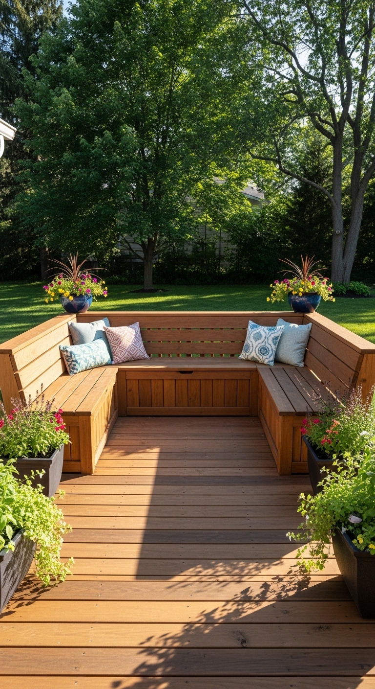 10 Backyard Deck Seating Ideas - Home Decor | DIY | Recipes | Fashion