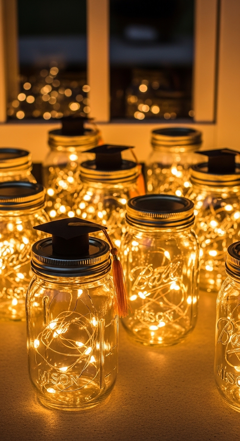 10 Mason Jar Graduation Centerpiece Ideas - Home Decor | DIY | Recipes ...