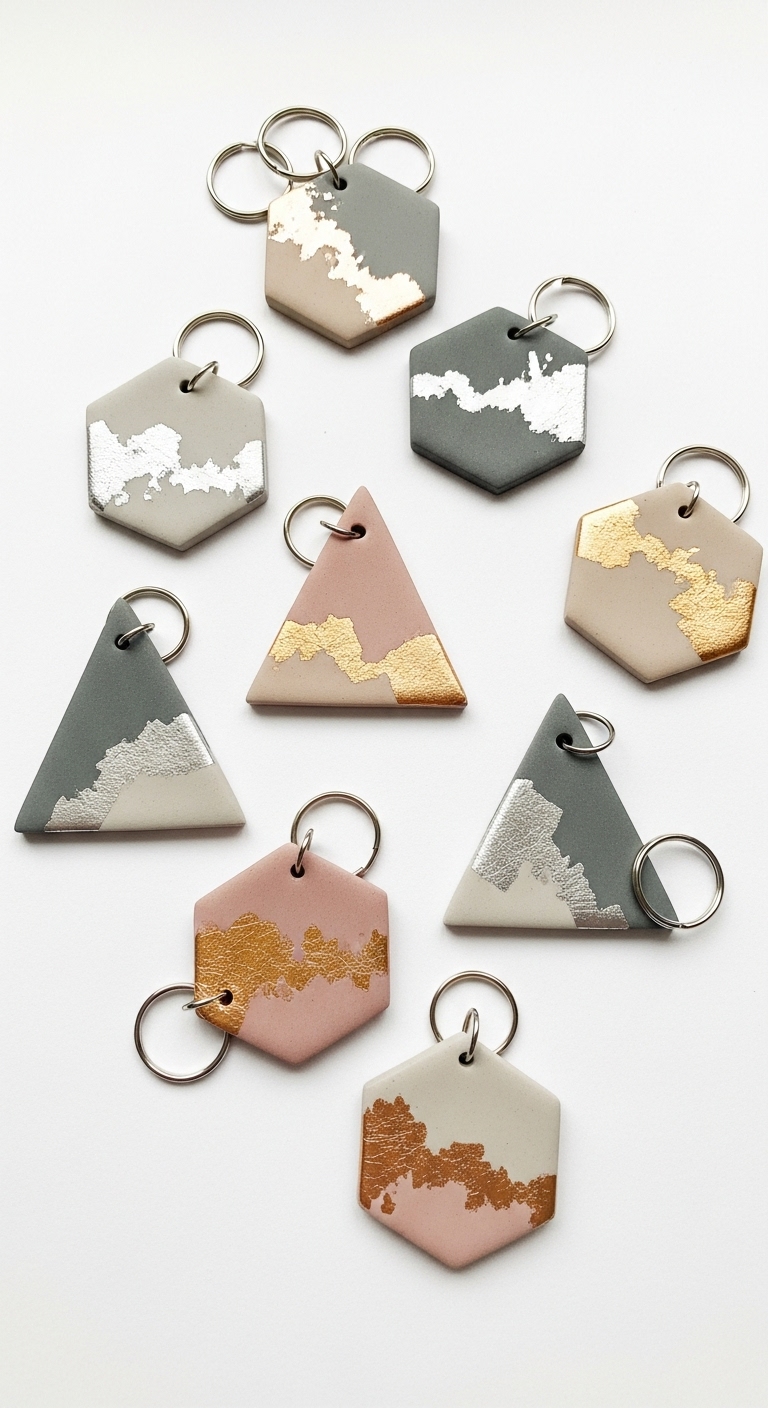 10 Clay Keychain Ideas for Pinterest - Home Decor | DIY | Recipes | Fashion