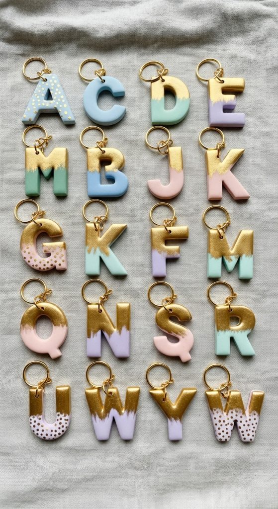 10 Clay Keychain Ideas for Pinterest - Home Decor | DIY | Recipes | Fashion
