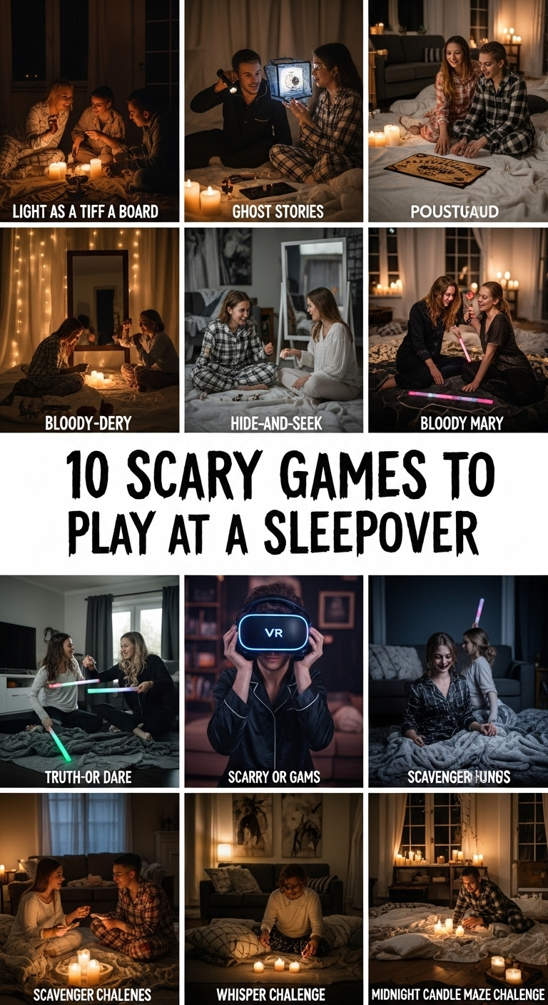 10 Scary Games to Play at a Sleepover - Home Decor | DIY | Recipes ...