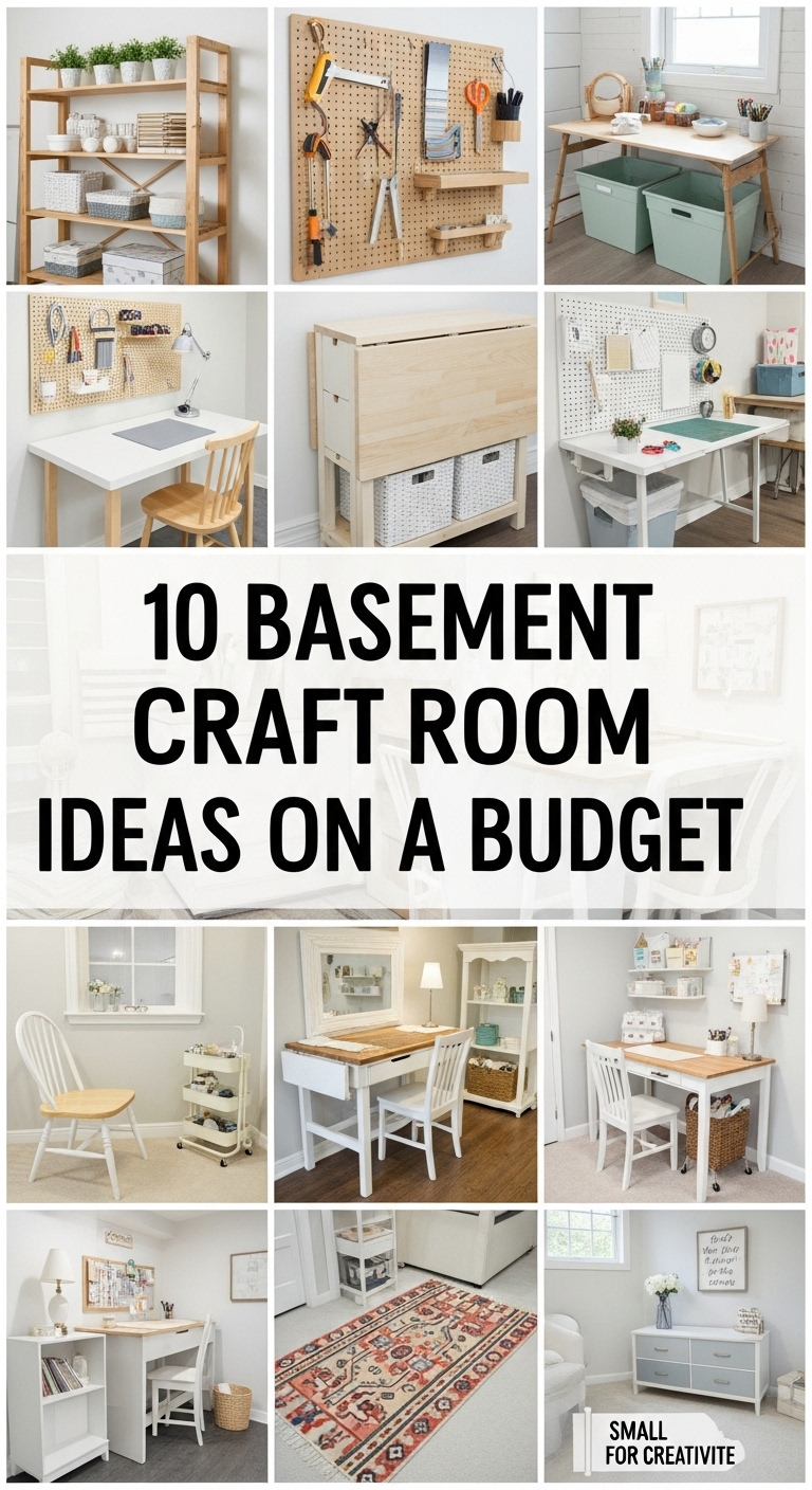 10 Basement Craft Room Ideas on a Budget - Home Decor | DIY | Recipes ...