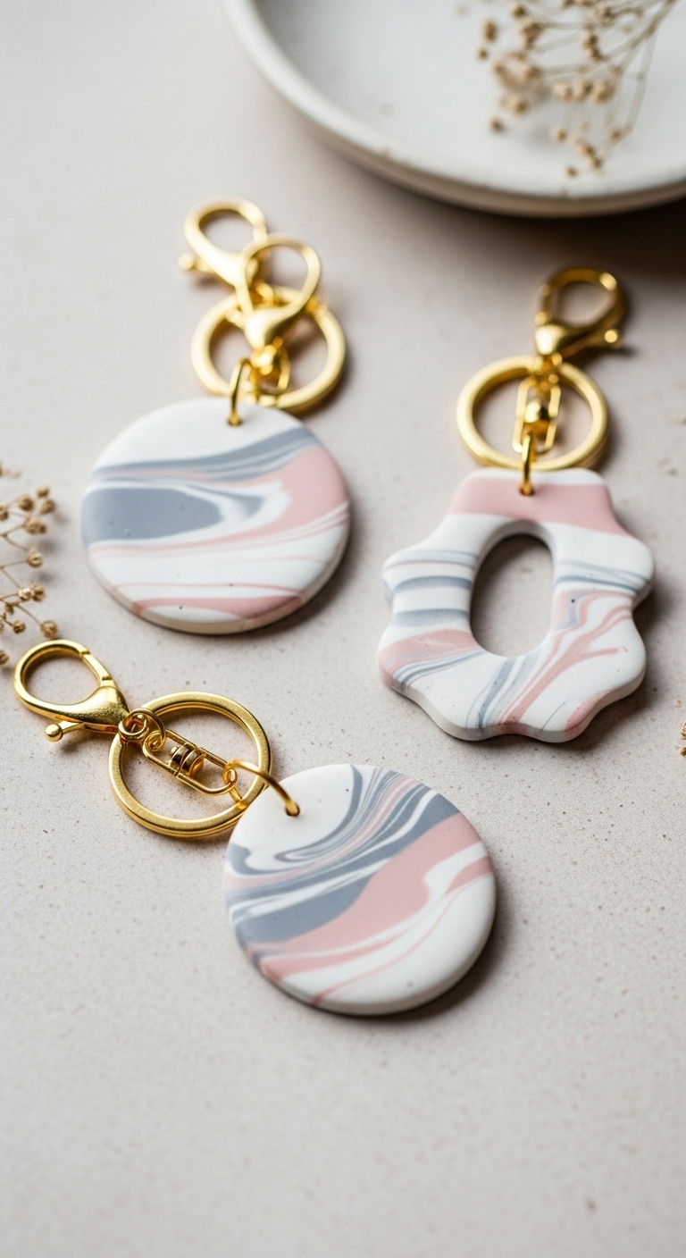 10 Clay Keychain Ideas for Pinterest - Home Decor | DIY | Recipes | Fashion