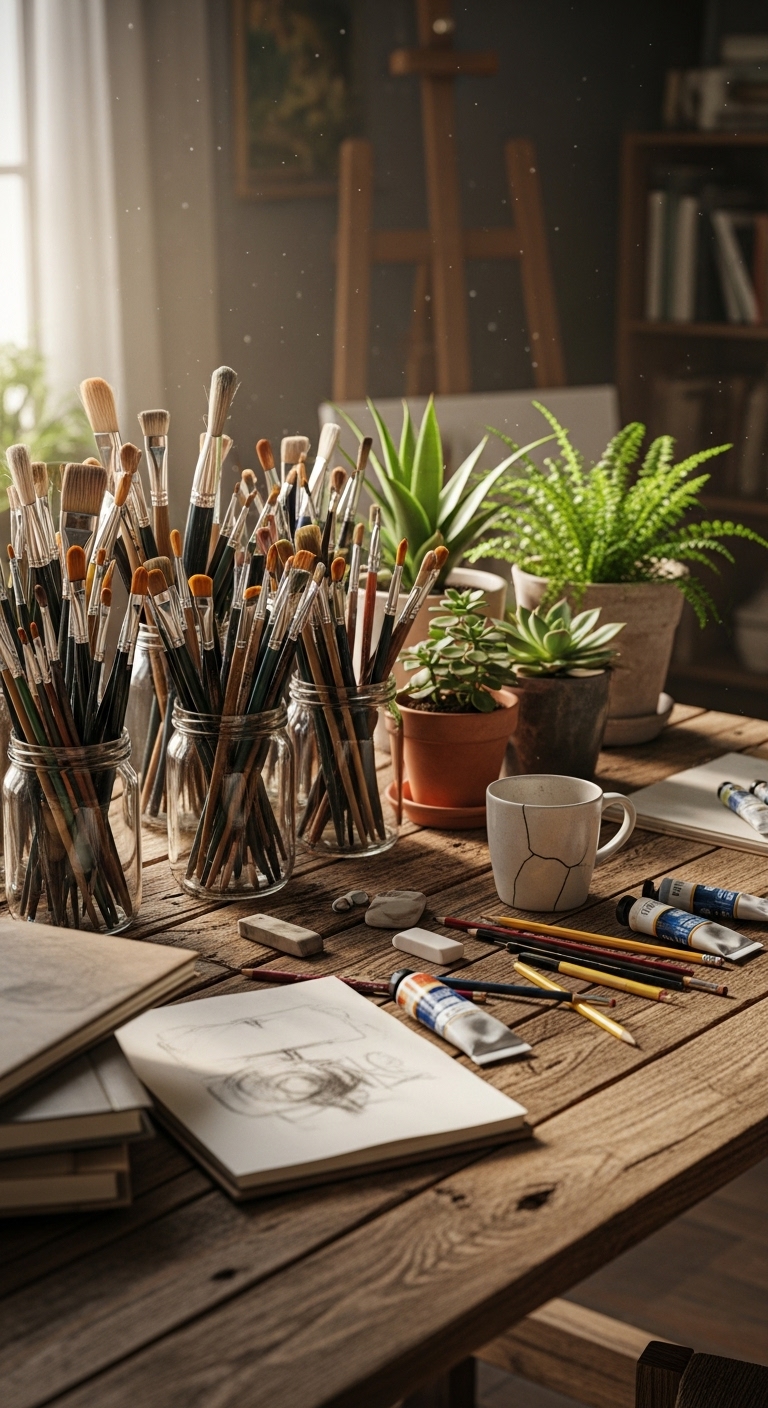 10 Artist Desk Workspace Ideas - Home Decor | DIY | Recipes | Fashion