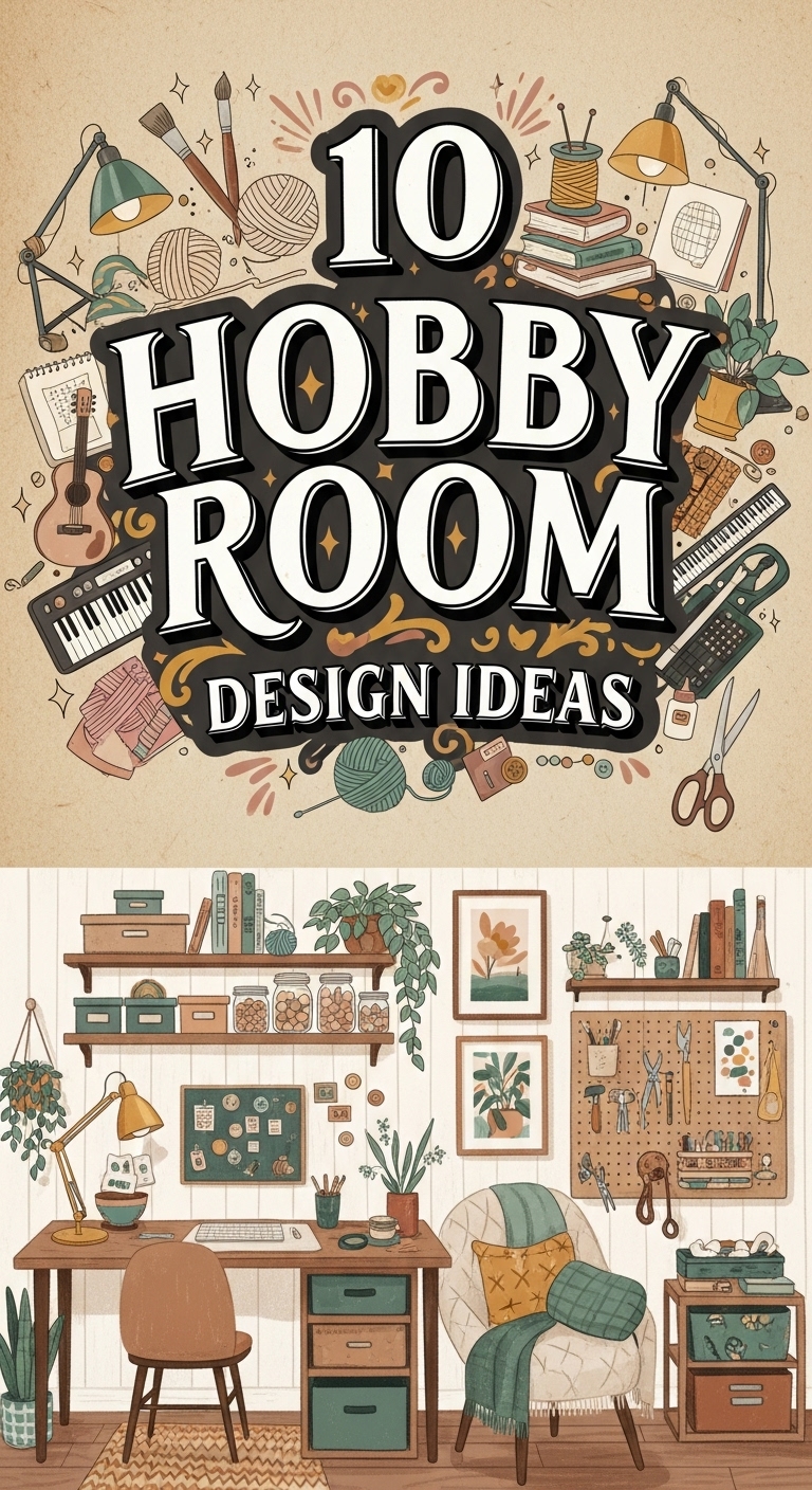 10 Hobby Room Design Ideas - Home Decor | DIY | Recipes | Fashion