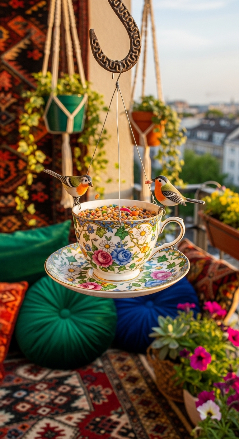 10 Hanging Balcony Bird Feeder Ideas - Home Decor | DIY | Recipes | Fashion