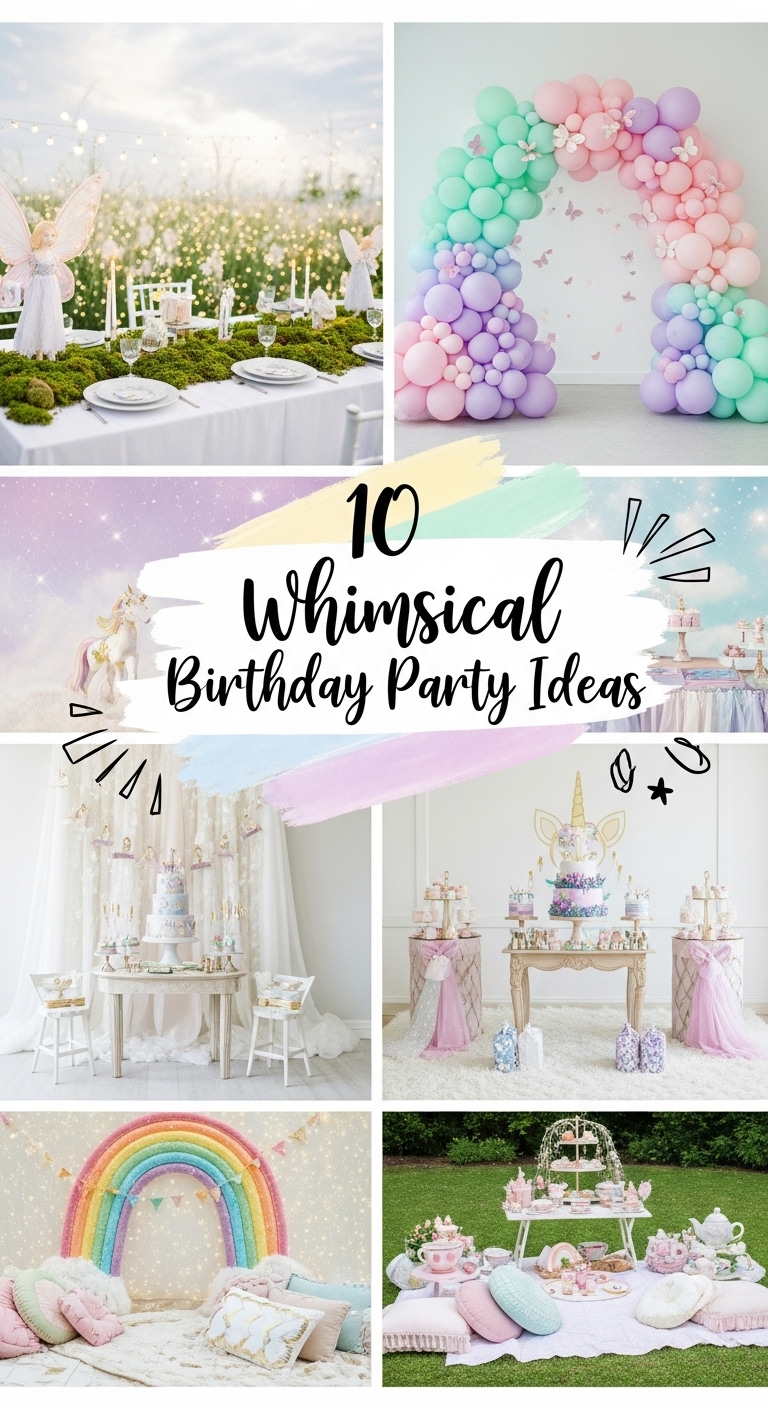 10 Whimsical Birthday Party Ideas - Home Decor | DIY | Recipes | Fashion
